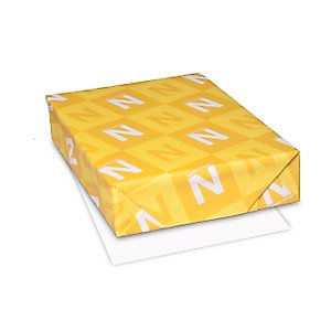 Neenah Royal Sundance Paper, 8.5" x 11", 24 lb, Linen Finish, Bright White, 500 Sheets (75061)