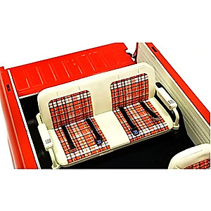 1972 Chevy K5 Blazer Red with White Top Highlander Edition Limited Edition to 690 Pieces Worldwide 1/18 Diecast Model Car by Acme A1807711