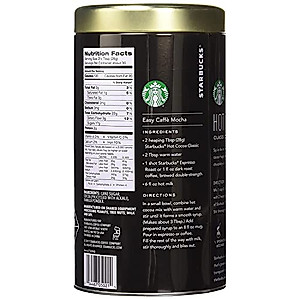 Starbucks Classic Hot Cocoa Mix, 30-Ounce Tin (Pack of 2)