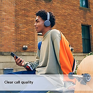 Sony WH-CH520L Wireless Bluetooth Headphones - Up to 50 Hours Battery Life with Quick Charge Function, On-Ear Model - Matte Blue