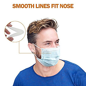 Sponge Anti-Fog Nose Bridge Pads Seal Nose Cushion Memory Foam Nose Pads Self-Adhesive Protection Strip Nose Pad for Mask 50 PCS Black
