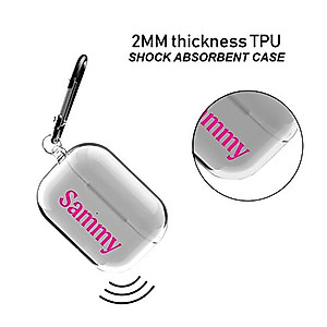 MARBLEFY Customized AirPods Pro case with Keychain