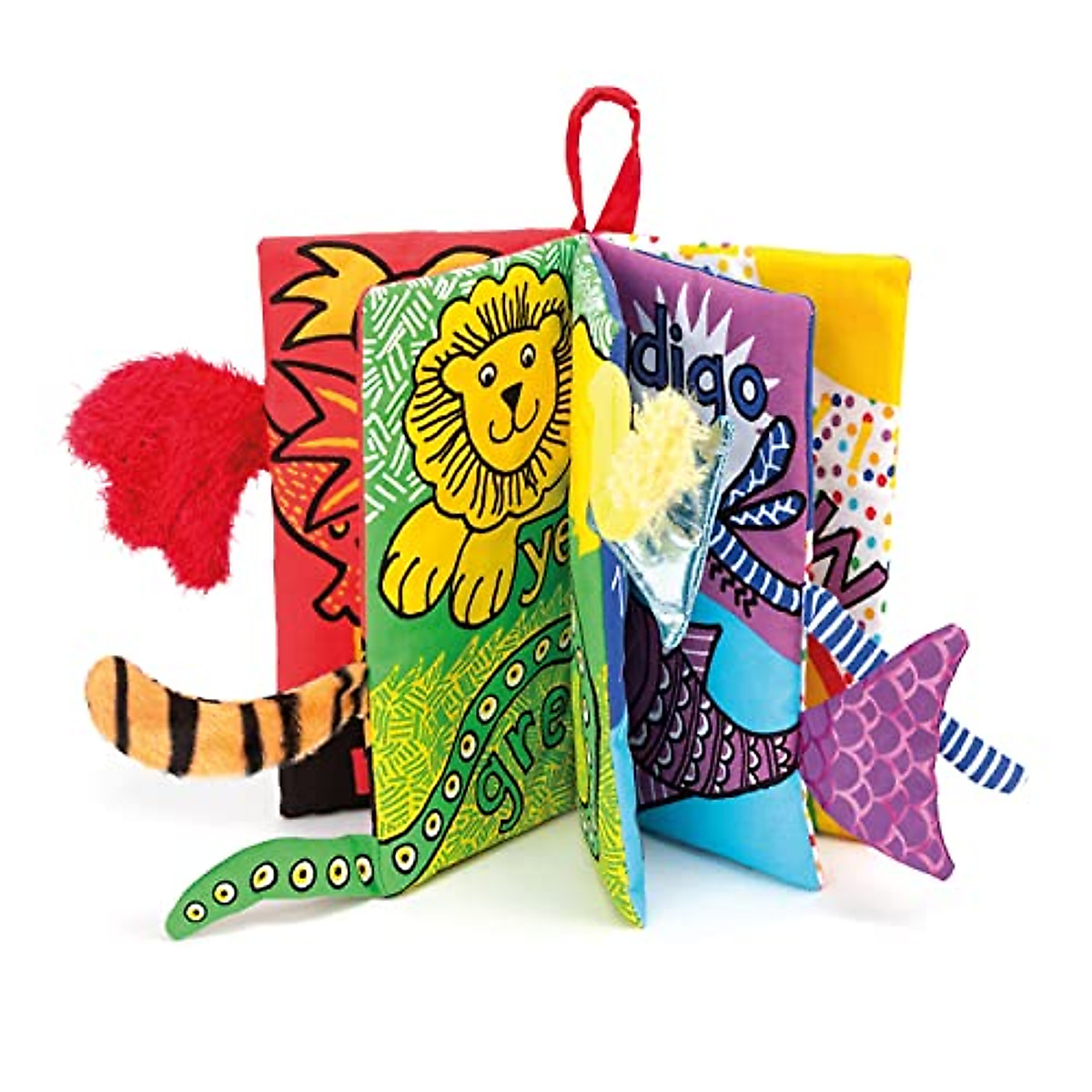 Jellycat Rainbow Tails: A Soft Activity Baby Book Children's Book | Baby Gift