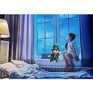 illuOKey Leprechaun Plush Doll Toy for Kids, St Patricks Day Decorations, 16 Inches