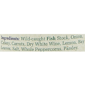 Bar Harbor Fish Stock - Maine Seafood Essence, Gluten-Free, All-Natural Ingredients - Ideal for Soups, Stews, and Seafood Dishes - 15 oz Can (Pack of 6)