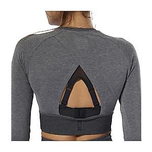 Reebok Womens Nature X Coverup Basic T-Shirt, Grey, Small