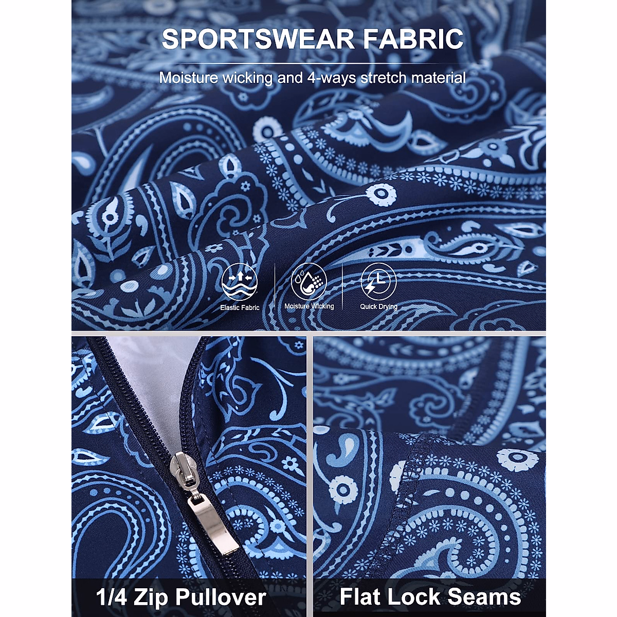 Viracy Women's Zip Up Golf Workout Tank Tops Sleeveless Quick Dry Athletic Polo Shirts (S-3XL) A-Navy Blue