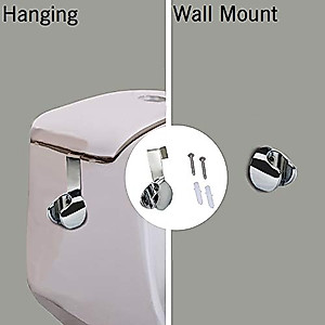 HOMEDEC Bidet Sprayer Holder Toilet Bathroom Attachment Hanging Bracket for Handheld Shower Wand, Diaper Sprayer (1pc)