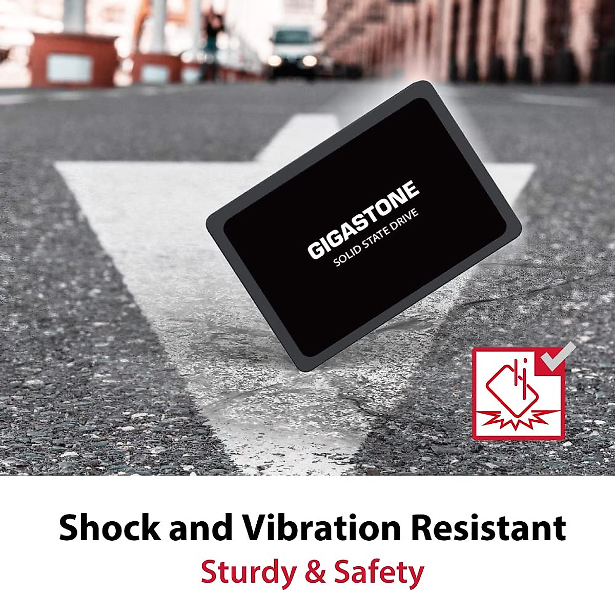 Gigastone SATA SSD 250GB (3-Pack) 2.5 inch SSD 500MB/s Upgrade Laptop PC Memory and Storage PS4 HDD Replacement 2.5" Internal Solid State Hard Drives SATA III SLC Cache 3D NAND Increase Performance