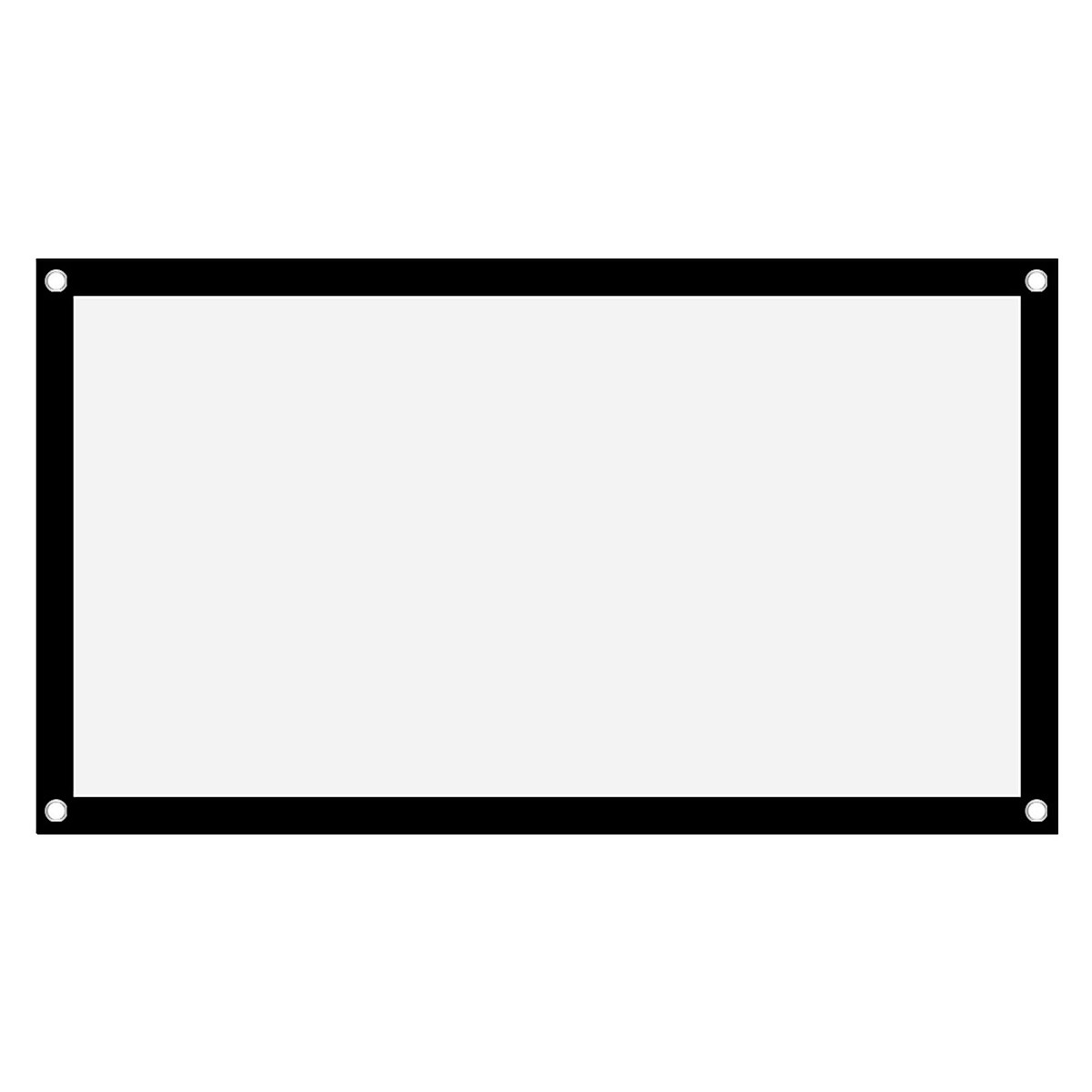 40 Inch Projection Screen, Foldable and Portable Anti Crease Movies Screens for Home Theater Outdoor Indoor Support Double Sided Projection for Home Party Office Classroom