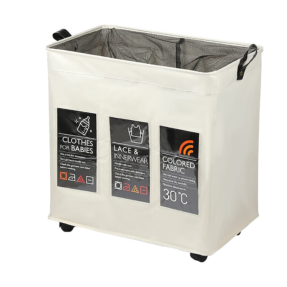 ViolaDresses Portable Cloth Yoga Mat Holder with Handle, Save Space Foldable Home Gym Basket Organizer with Wheels, for Foam Roller Exercise Mats