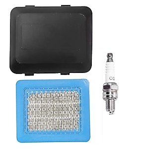 17211-ZL8-023 Air Filter, 17231-Z0L-050 Cleaner Cover with Spark Plug for Honda Lawn Mower Engine GCV135 GCV160 GCV190A HRB216 HRB217 HRS216 HRX217