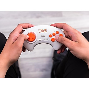 Bandai Namco Flashback Blast! comes with an HDMI dongle, 8 greatest Bandai Namco games built in and a 2.4G wireless game controller. Video output is at 720P high resolution.