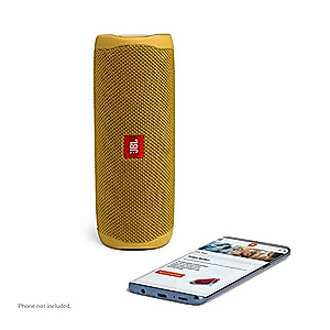 JBL FLIP 5 Waterproof Portable Bluetooth Speaker - Yellow (Renewed)