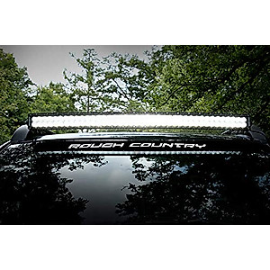 Rough Country 40" Black Series Curved Dual Row DRL CREE LED Light Bar - 72940BD