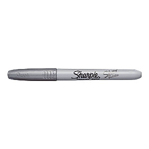 Sharpie 61659 Metallic Permanent Markers Fine Point Silver 36/Pack (9597)