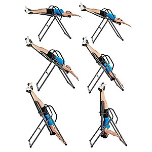 Innova ITX9900 Inversion Table with Air Lumbar Support, Black/Gray