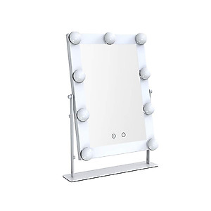 LIMEI-ZEN Vanity Mirror Cosmetic Dresser Lighting Kit with LED Bulbs Hollywood Style Makeup Mirror Dimmable Light Bulb White Wall Mirror Mirrors