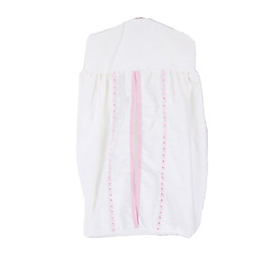 Baby Doll Bedding Unique Crib Diaper Stacker, Pink