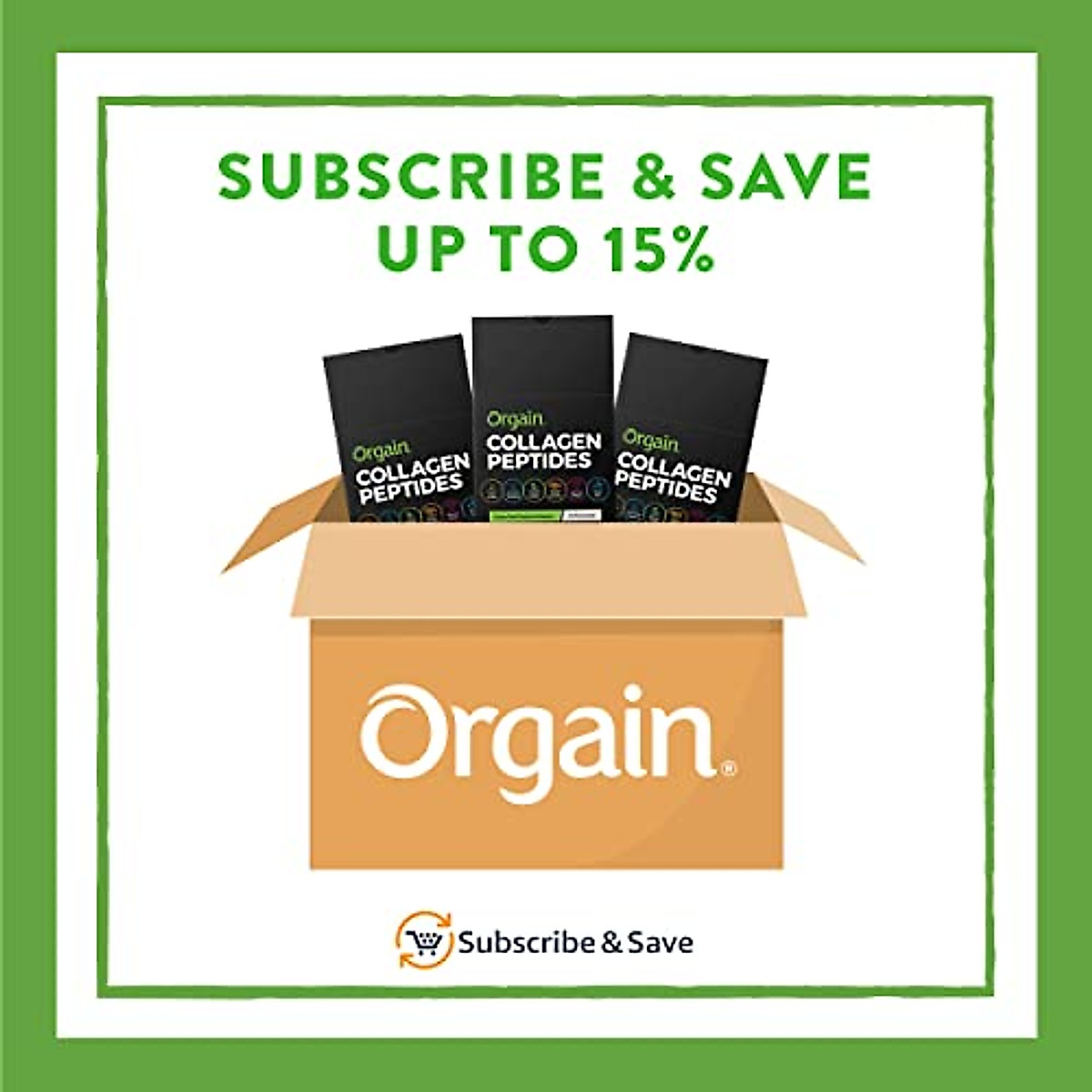 Orgain Hydrolyzed Collagen Peptides Protein Powder Sticks - Paleo & Keto Friendly, Pasture Raised, Gluten Free, Dairy Free, Type I And III, 5g Sticks - Unflavored (25 Count)