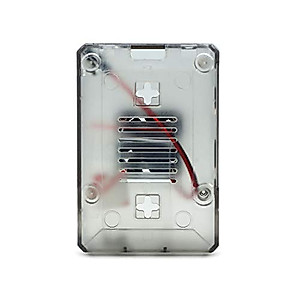 LoveRPi Active Cooling Media Center PC Case with Fan for Raspberry Pi 3, Libre Computer Board, ASUS Tinker Board (Translucent)