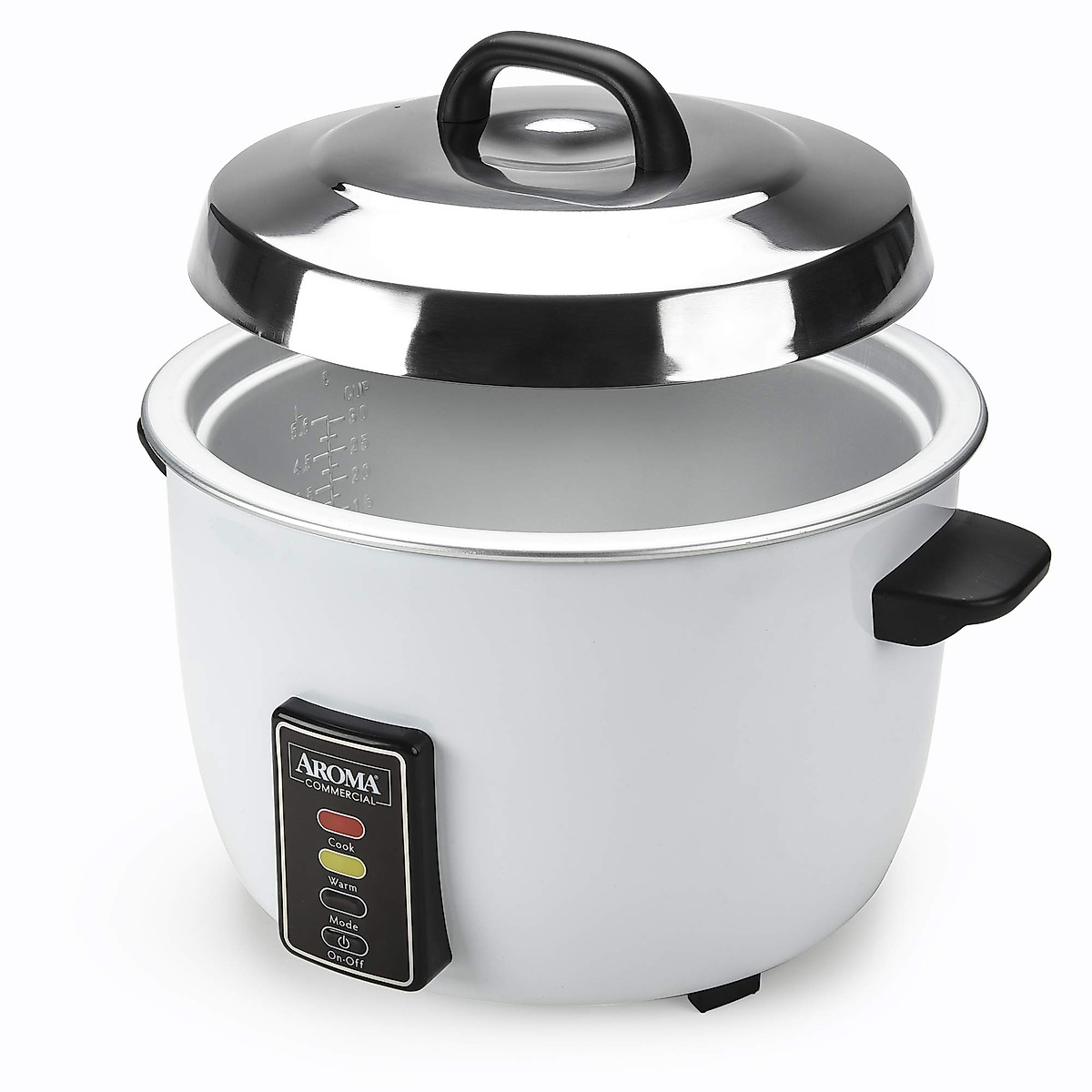 Aroma Housewares 60-Cup (Cooked) (30-Cup UNCOOKED) Commercial Rice Cooker (ARC-1033E) & Housewares 32-Cup (Cooked) (16-Cup UNCOOKED) Pot Style Rice Cooker (ARC-7216NG)