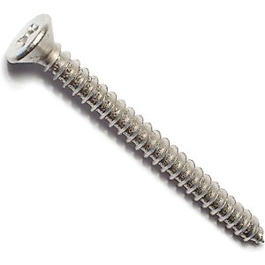 Hard-to-Find Fastener 014973160609 Phillips Flat Hinge Screws, 9 x 2, Piece-12