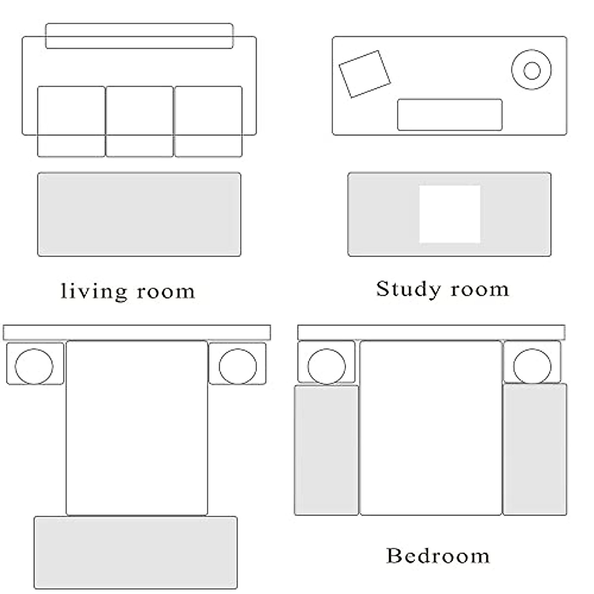 Large 39''x59'' Gaming Rug Controller Area Carpets for Kids Game Home Rug Living Play Home Decor Non-Slip Comfy Floor Mat