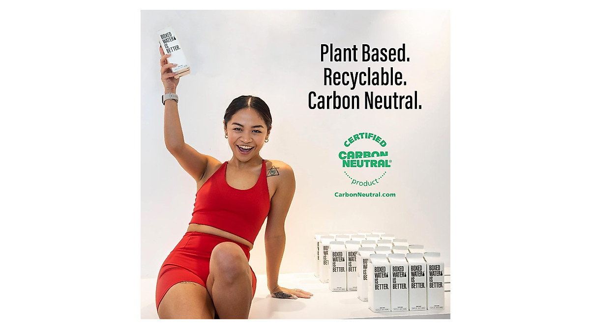 Boxed Water 16.9 oz. (24 Pack) Eco-Friendly Recyclable Water in Plant ...