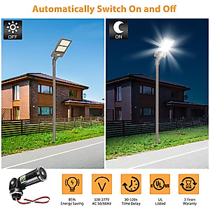 Outdoor Conduit Lighting Control with Photocell and Swivel Mount Photoelectric Switch for Wall Packs, Shoebox Porch Lights 120-277V Photocell (2 Pack)
