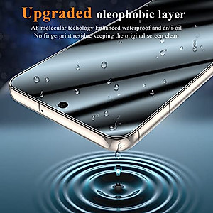 YMHML 3 Pack for Samsung Galaxy S23 Screen Protector Tempered Glass Upgrade Fingerprint Unlock Compatible with 3 Pack Camera Lens Protector, HD Clear Case Friendly Full Screen Protector for Galaxy S23