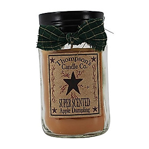 Thompson's Candle Co Apple Dumpling Mason Jar Candles