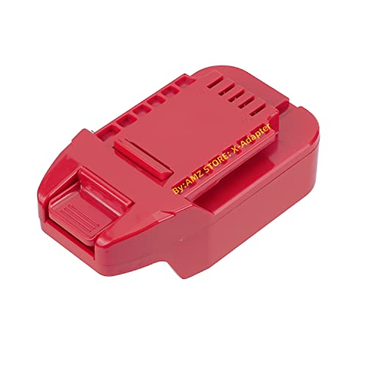 X-Adapter Fits Bauer 20v MAX Cordless Tools Compatible with Black & Decker 20v MAX (NOT Old 18v) Lithium Batteries- Adapter Only, RED (BD-BE20)