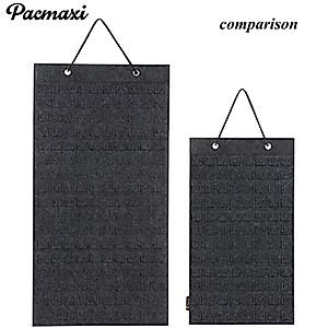 Hanging Brooch Pin Organizer, Display Pins Storage Case, Brooch Collection Storage Holder, Holds Up to 170 Pins.(Not Include Any Accessories) (M-170 Slots, Black)