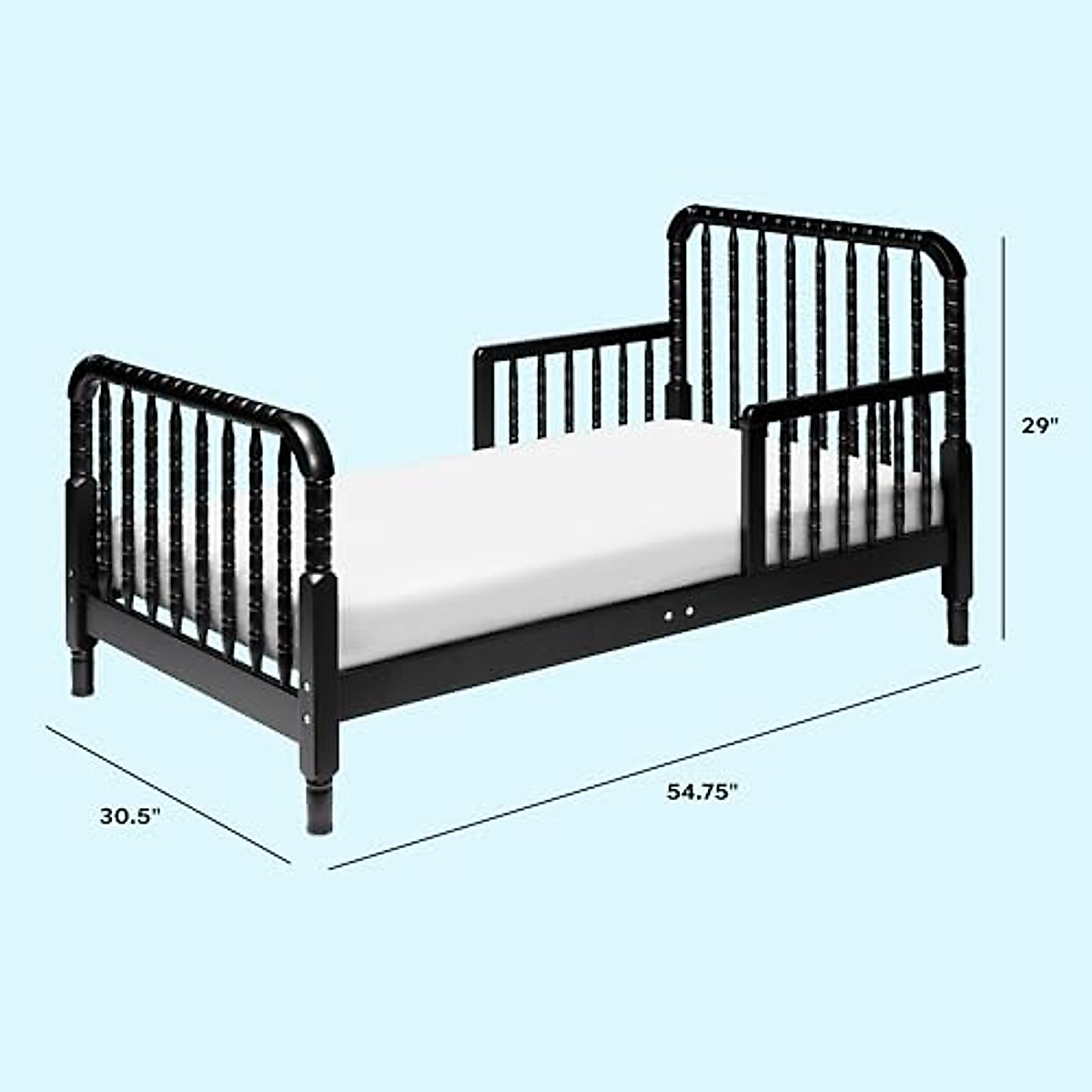 DaVinci Jenny Lind Toddler Bed in Ebony