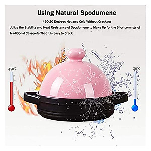 Easy To Clean Moroccan Tagine Micro Pressure Ceramics Slow Cooker For Casserole Pot Medium To Extra Large Home Cookin 22.5.29