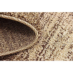 Unique Loom Del Mar Collection Area Rug - Abigail (7' 10" Square, Beige/ Ivory)