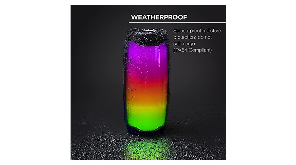 Merkury Thrill Bluetooth Speaker with Lights and Long Battery Life