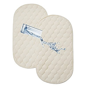 American Baby Company Changing Table Set, a 100% Organic Cotton Fitted Contoured Changing Table Pad Cover and a 2 Pack Changing Table Pads Made with Organic Cotton Top Layer, Gray, for Boys and Girls