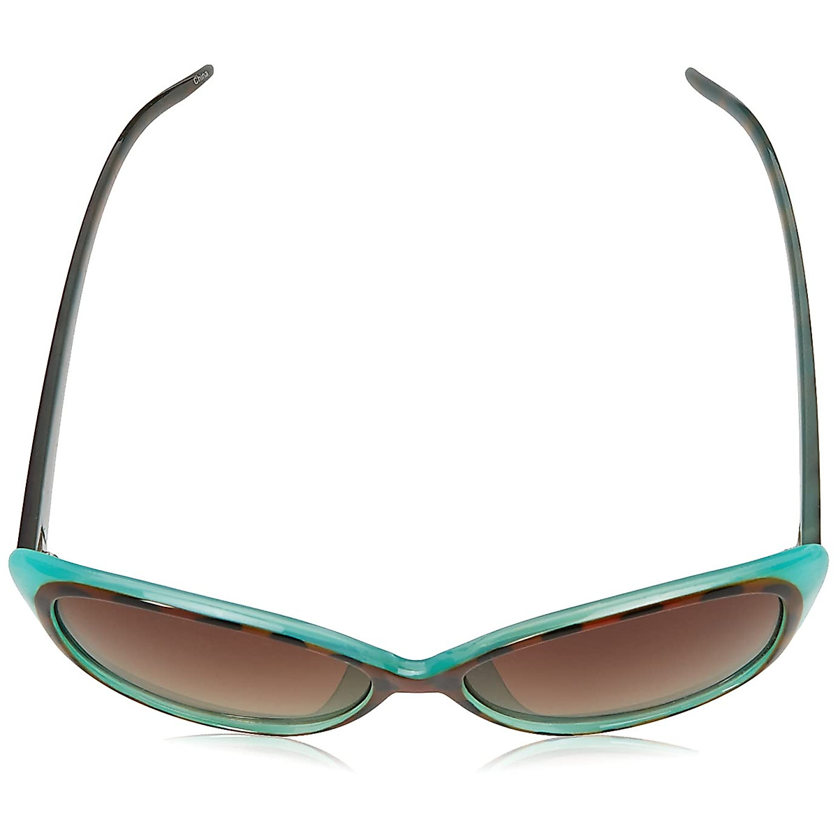 Jessica Simpson Womens J5012 Retro Cat Eye Sunglasses With Uv400 Protection. Glam Gifts For Her, 56 Mm, Animal & Blue, 56 Mm US