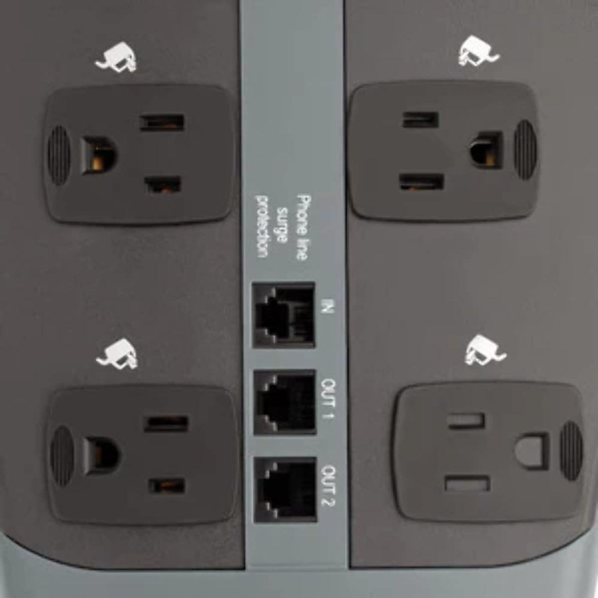 Tripp Lite TLP1008TEL 10-Outlet Surge Protector with Telephone Protection (Without Coaxial Protection)