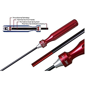 Montana X-Treme (MTX 1-Piece Cleaning Rod 22 to 26 Caliber 30" Coated Spring.