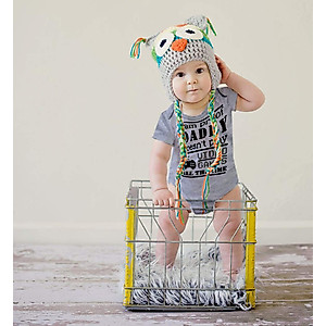 Loveternal I'm Proof Daddy Doesn't Play Video Games All the Time Baby Boys Girls Romper 0-3 Months Infant Clothing Short Sleeve Gray Gender Neutral CottonJumpsuit 0-3 Months Clothes