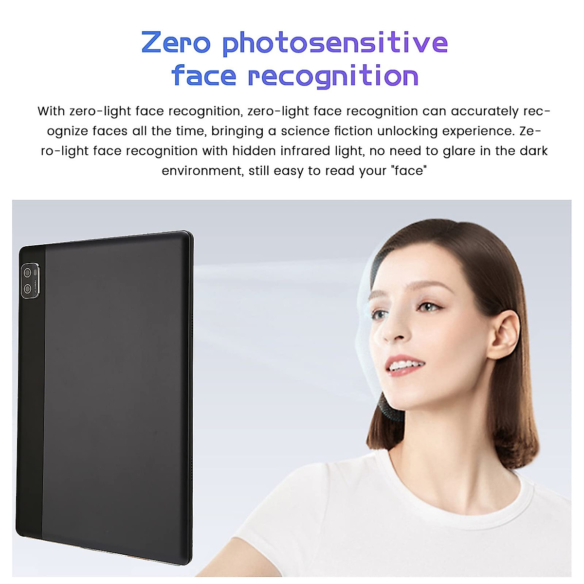 Jectse 10.1 Inch Tablet, 1960x1080 IPS HD 6GB 128GB 2.4G 5G WiFi Table with 2MP 5MP Dual Camera, 8800mAh 10 Core Touch Screen Calling Tablet for Android12, Black