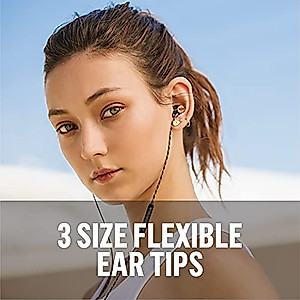 House of Marley Uplift 2: Wired Earphones with Microphone and Sustainable Materials (Brass)