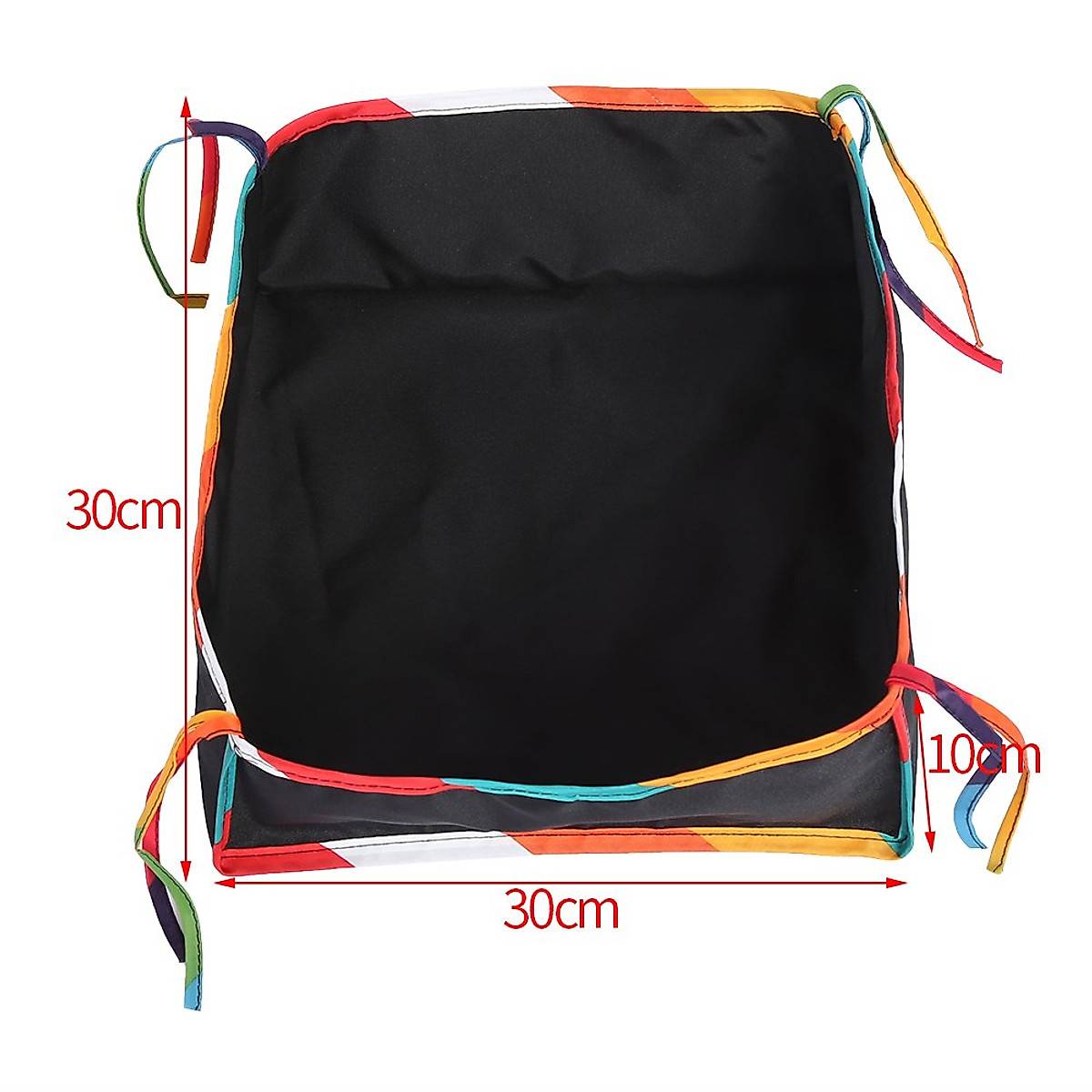 GLOGLOW (Pack of 2) Baby Stroller Pram Waterproof Bottom Basket Infant Pushchair Buggy Shopping Storage Case Organizer Bag Mesh Netting Accessories Organizer