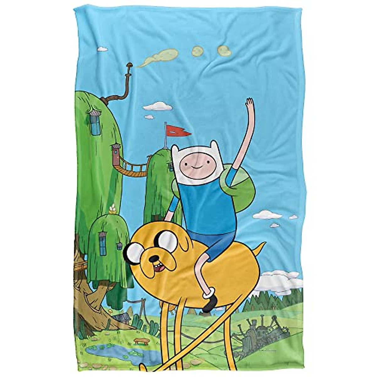 Adventure Time Best Bros Silky Touch Super Soft Throw Blanket 36" x 58"