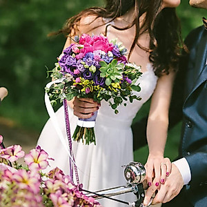 2Rolls/50Yards 1 Inch White Satin Ribbon for Wedding Party Mother's Day Decorations White Bows Making Bridal Flower Bouquet Wrapping