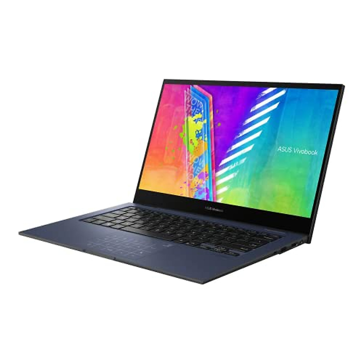 ASUS 2022 VivoBook Go 14 Flip Thin and Light 2-in-1 Touch Laptop, Intel Celeron N4500 Processor, 4GB RAM, 64GB eMMC Flash Memory, Intel HD Graphics, HD Webcam, Quiet Blue, Win 11 S, 32GB USB Card