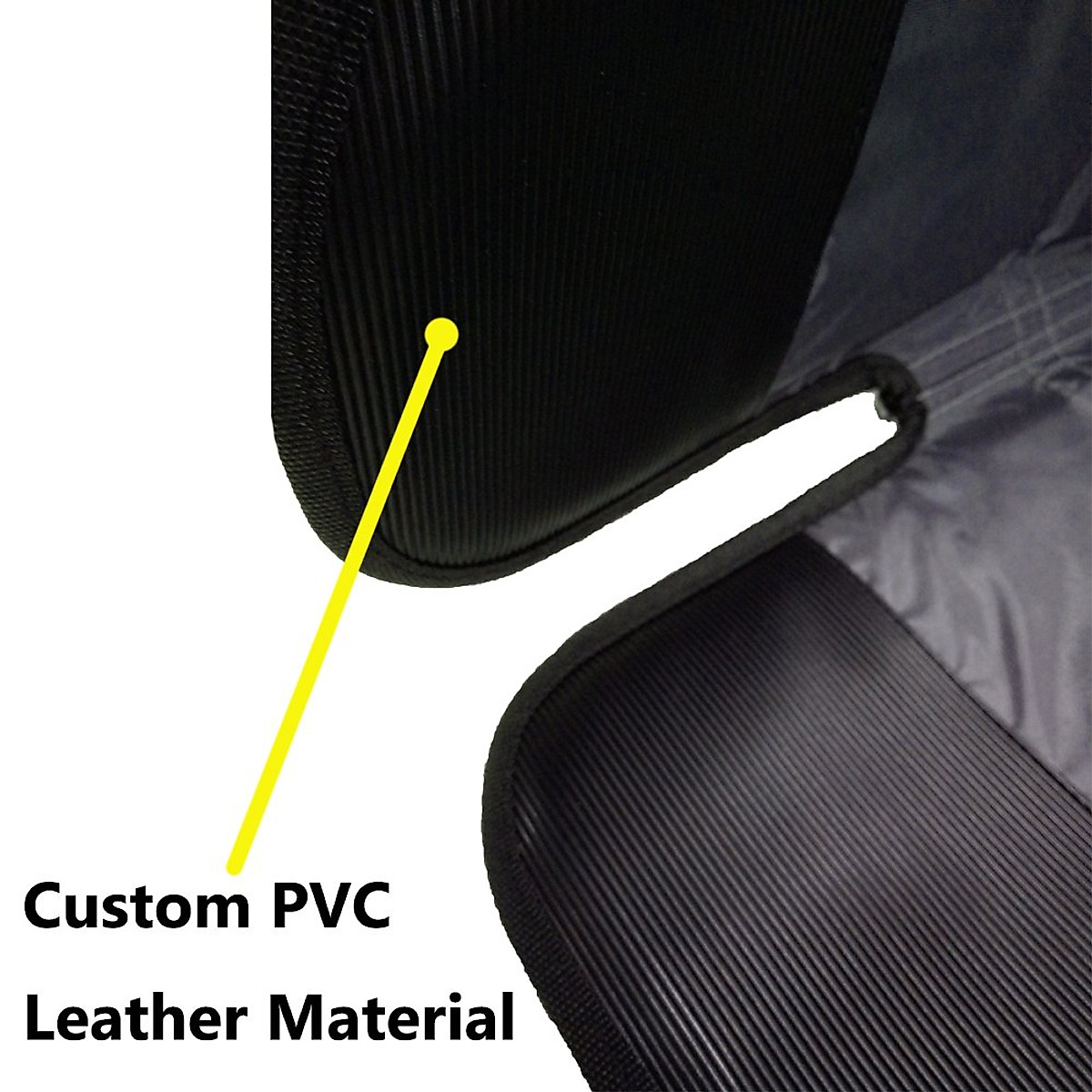 Big Ant Car Seat Protector Nonslip with Mesh Organizer for Infant Baby Cars Seats Waterproof Dog Mat Cover Pad Protects Automotive Vehicle Leather or Cloth Upholstery(Gray)